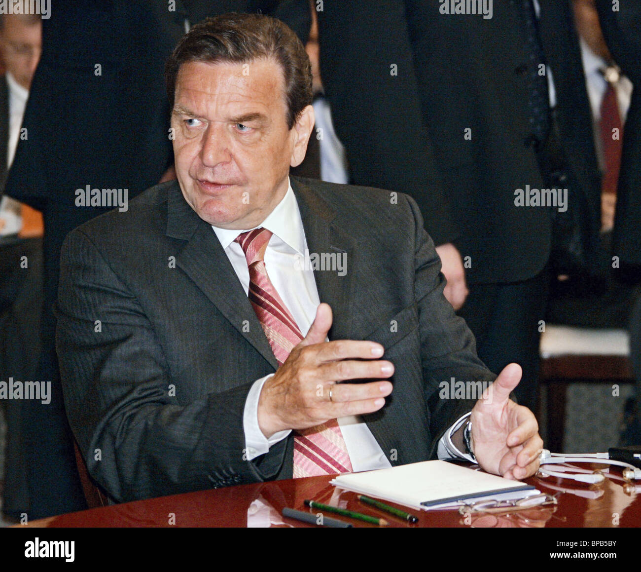 Putin And Chirac And Schroeder High Resolution Stock Photography and ...