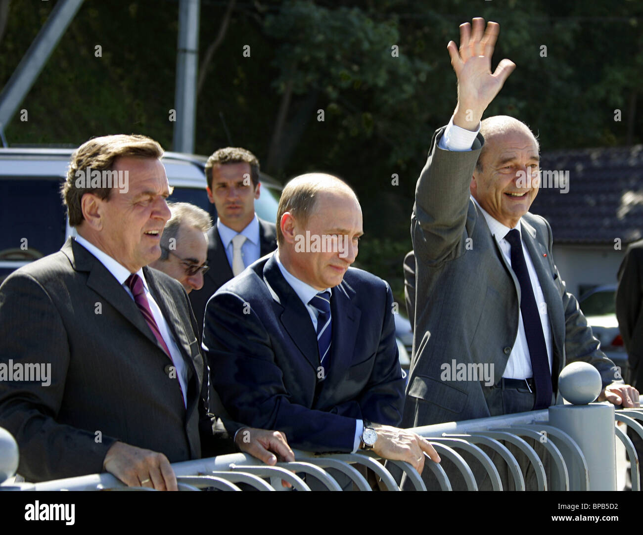 Putin And Chirac And Schroeder High Resolution Stock Photography and ...