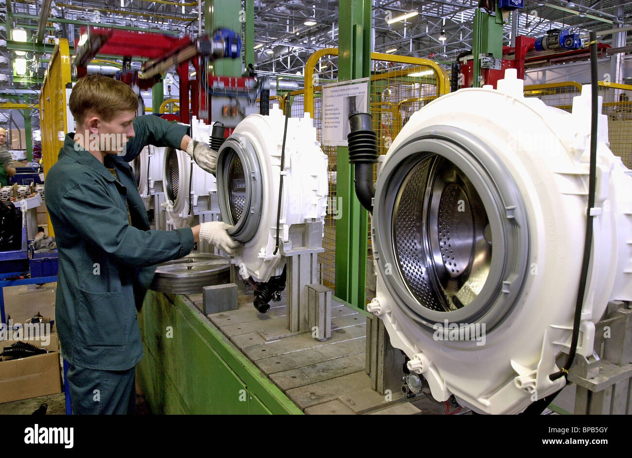 Production Washing Machines High Resolution Stock Photography and ...