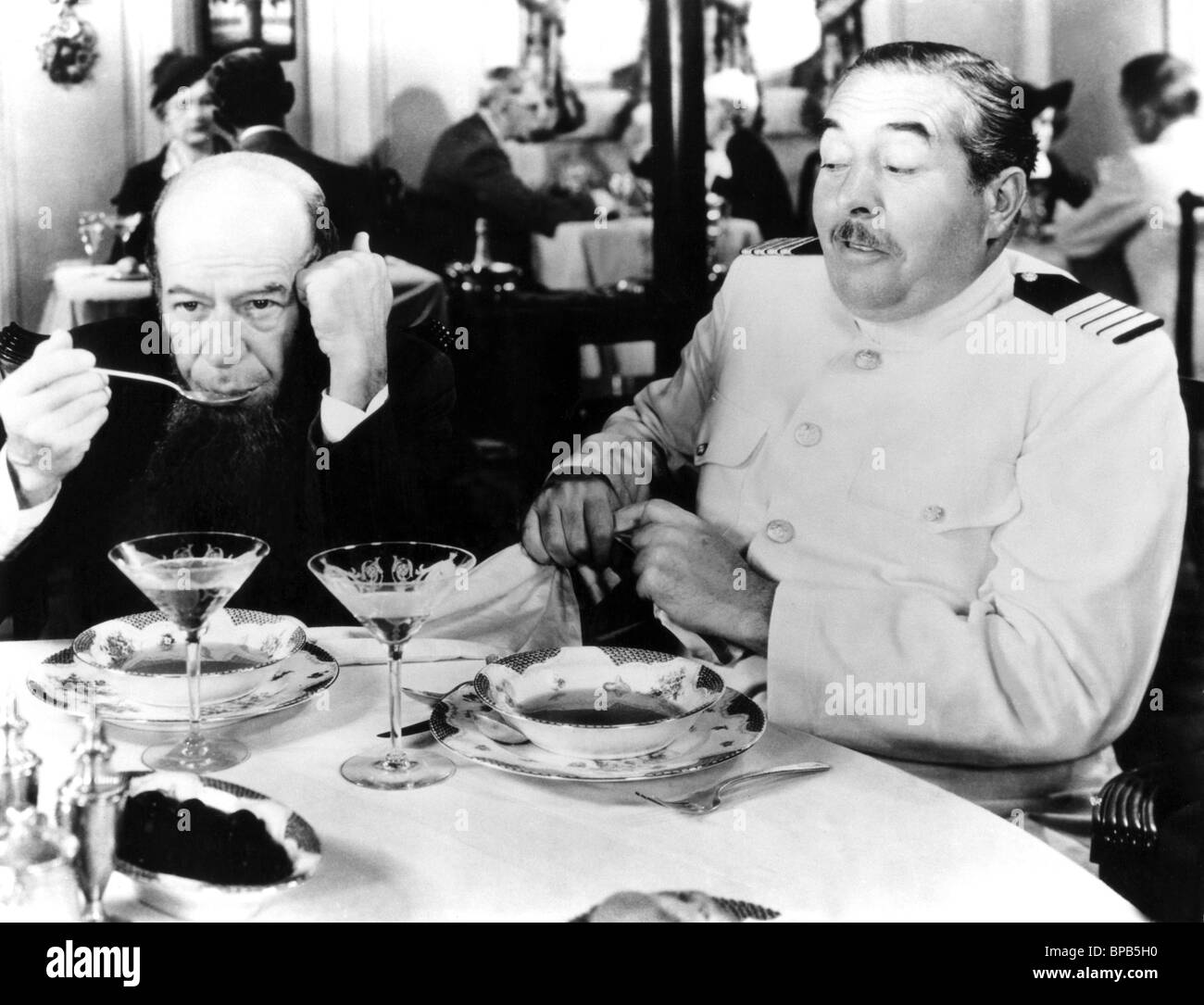 LEON ERROL, WALTER CARLETT, THE CAPTAIN HATES THE SEA, 1934 Stock Photo ...