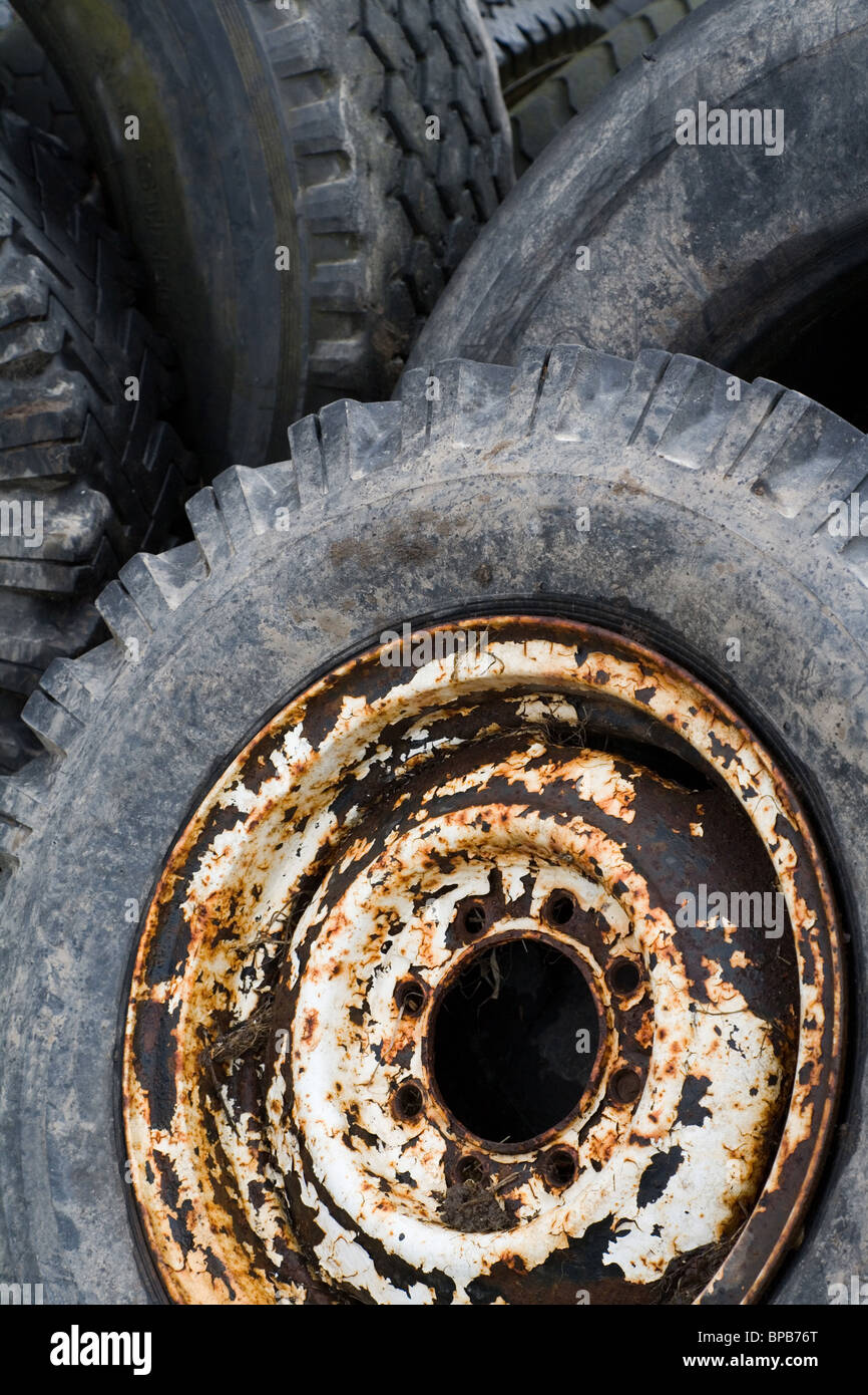 Old tire close up shot Stock Photo - Alamy