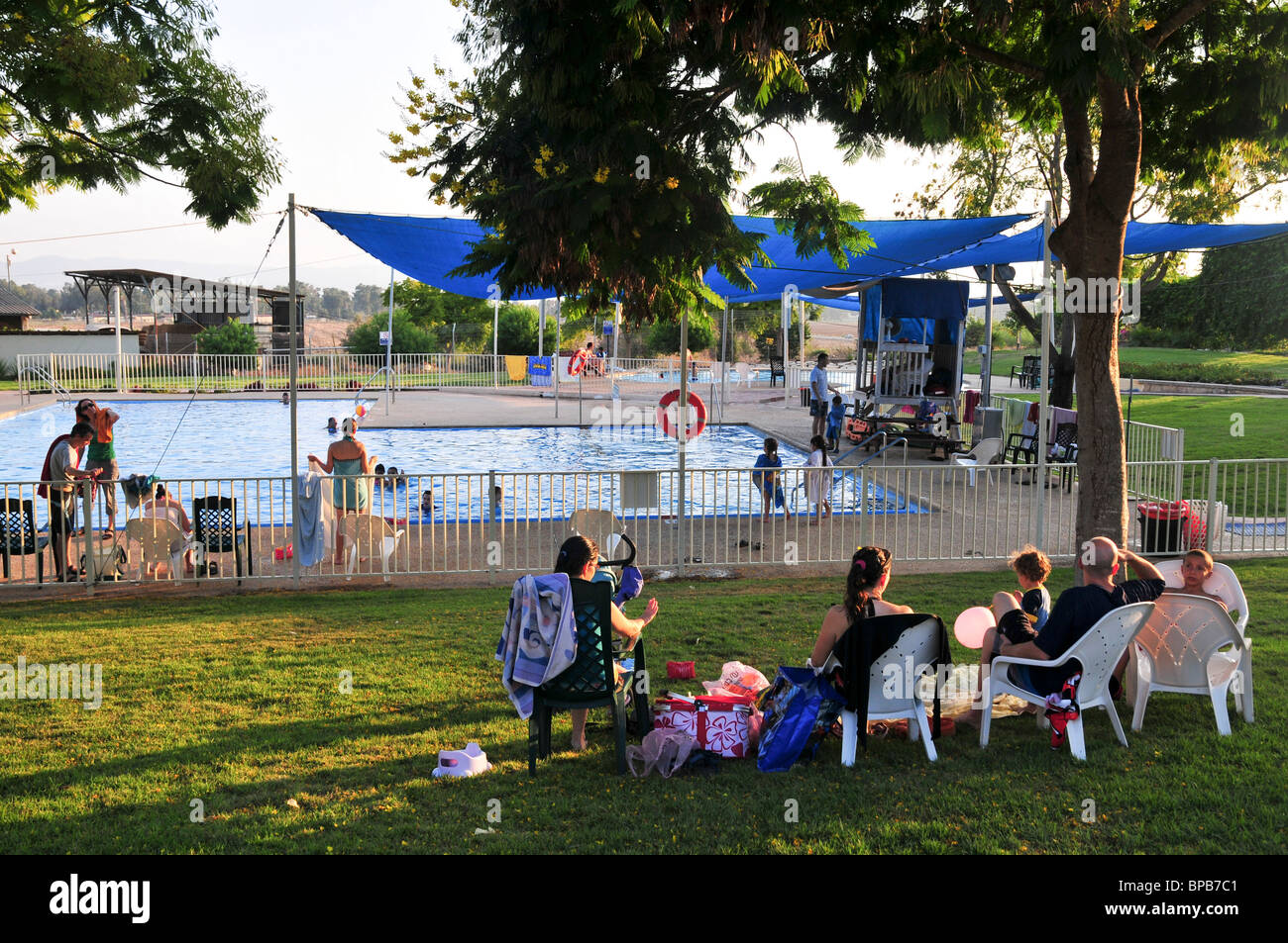 Outdoor Swimming pool Stock Photo - Alamy