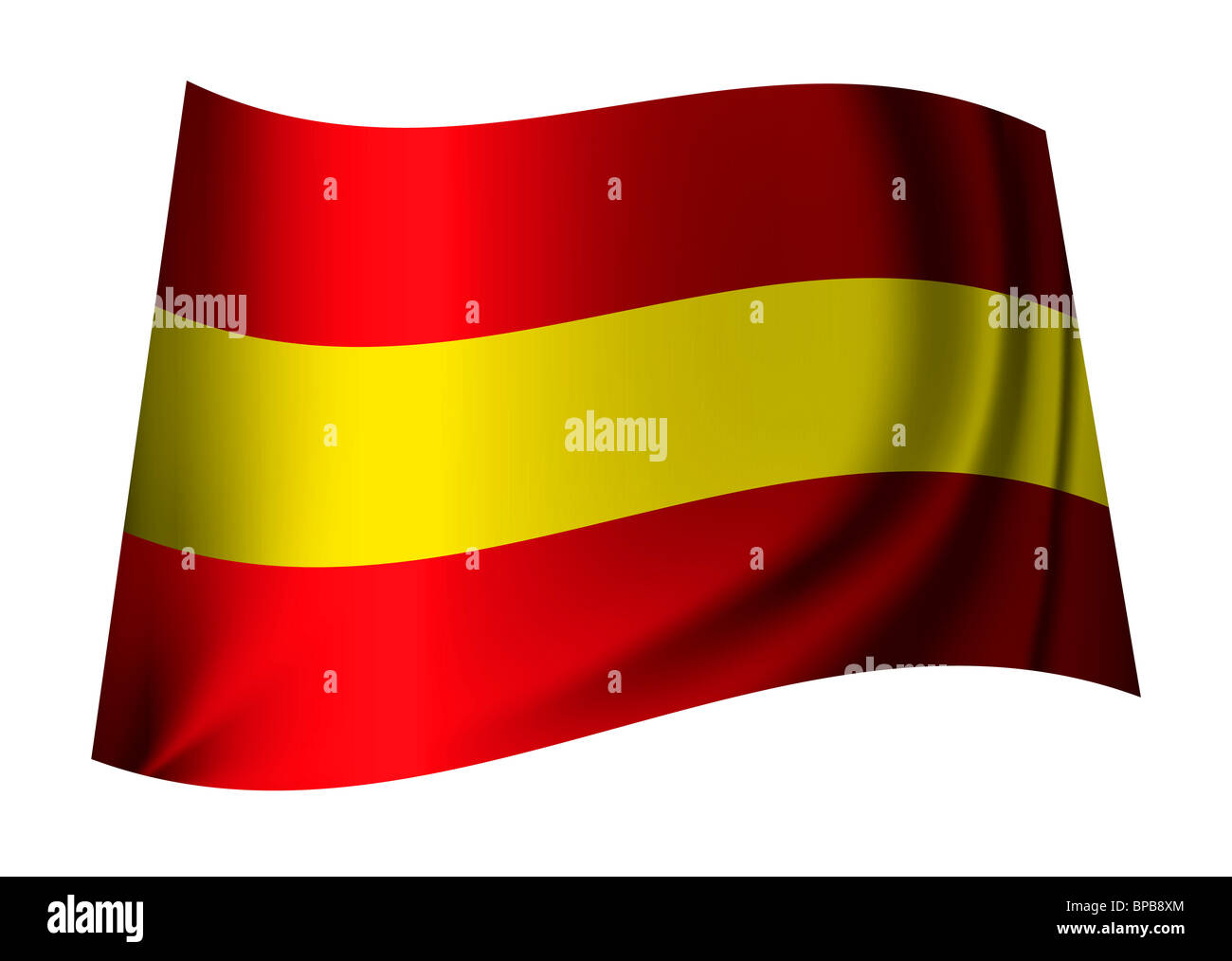 red and yellow spain flag icon for the spanish nation Stock Photo - Alamy
