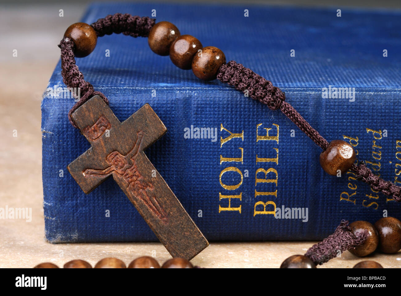 Blue bible hi-res stock photography and images - Alamy