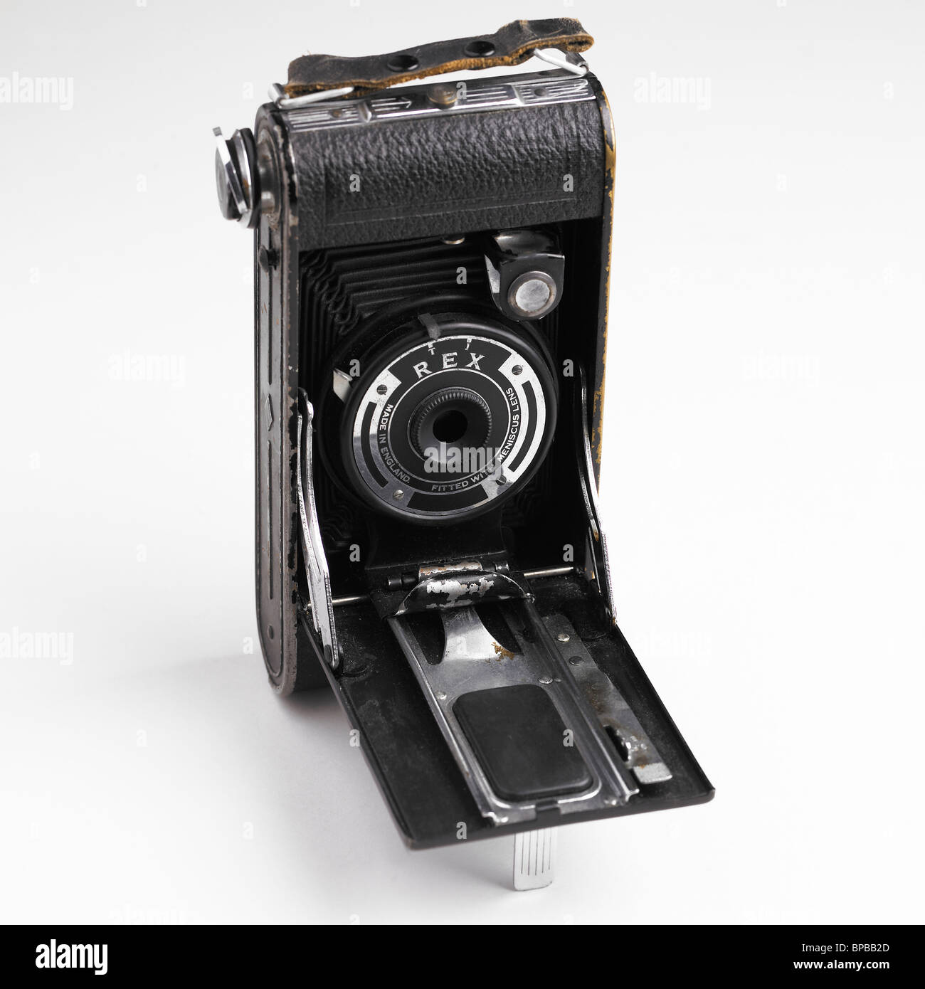 Rex Bellows Camera On White Background, Bellows Closed Stock Photo - Alamy