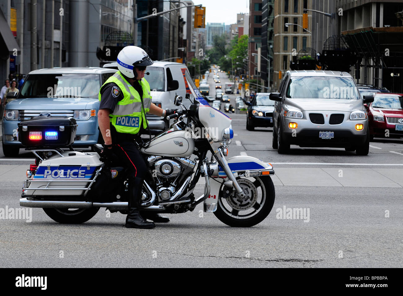 Canadian motorcycle police hi-res stock photography and images - Alamy