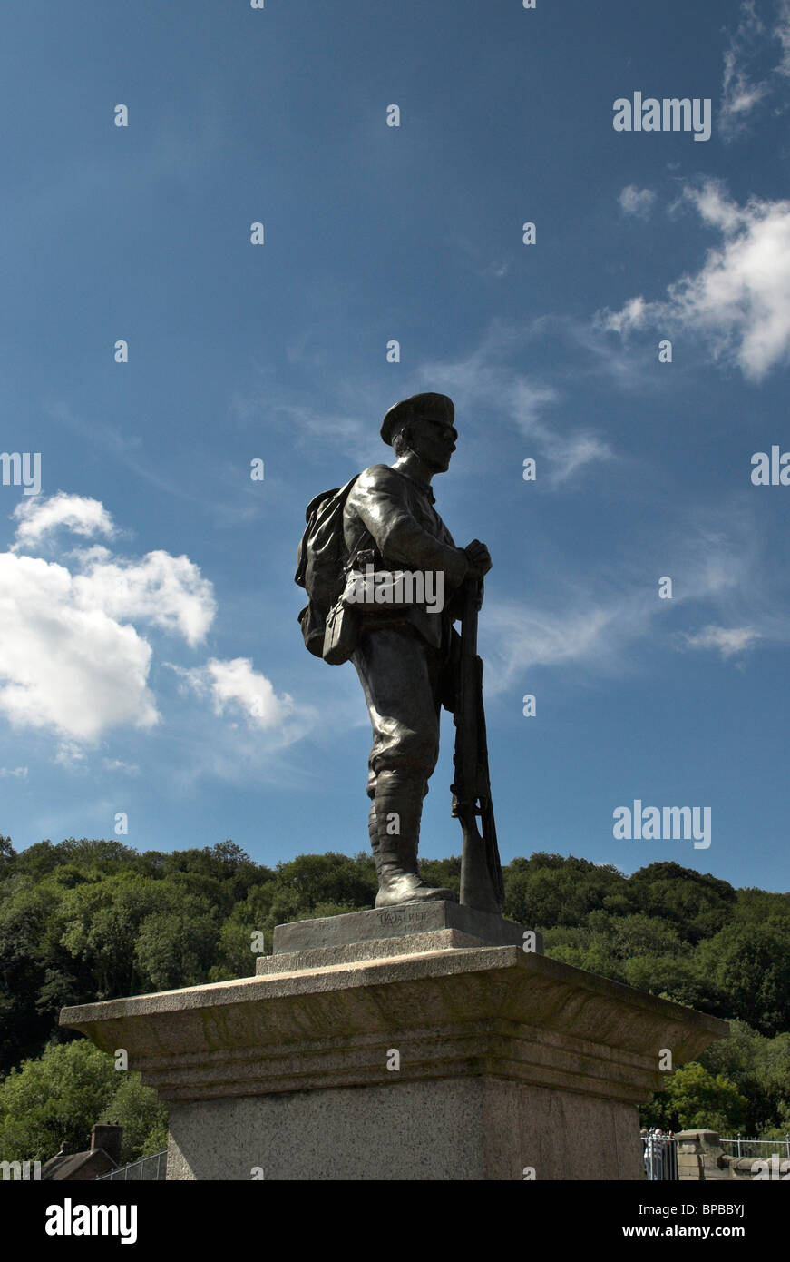 Bronze Statue Of An Infantryman High Resolution Stock Photography and ...