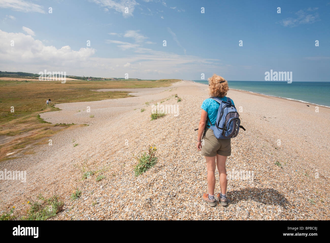 The storm beach at Cley breached by severe storms which will only ...