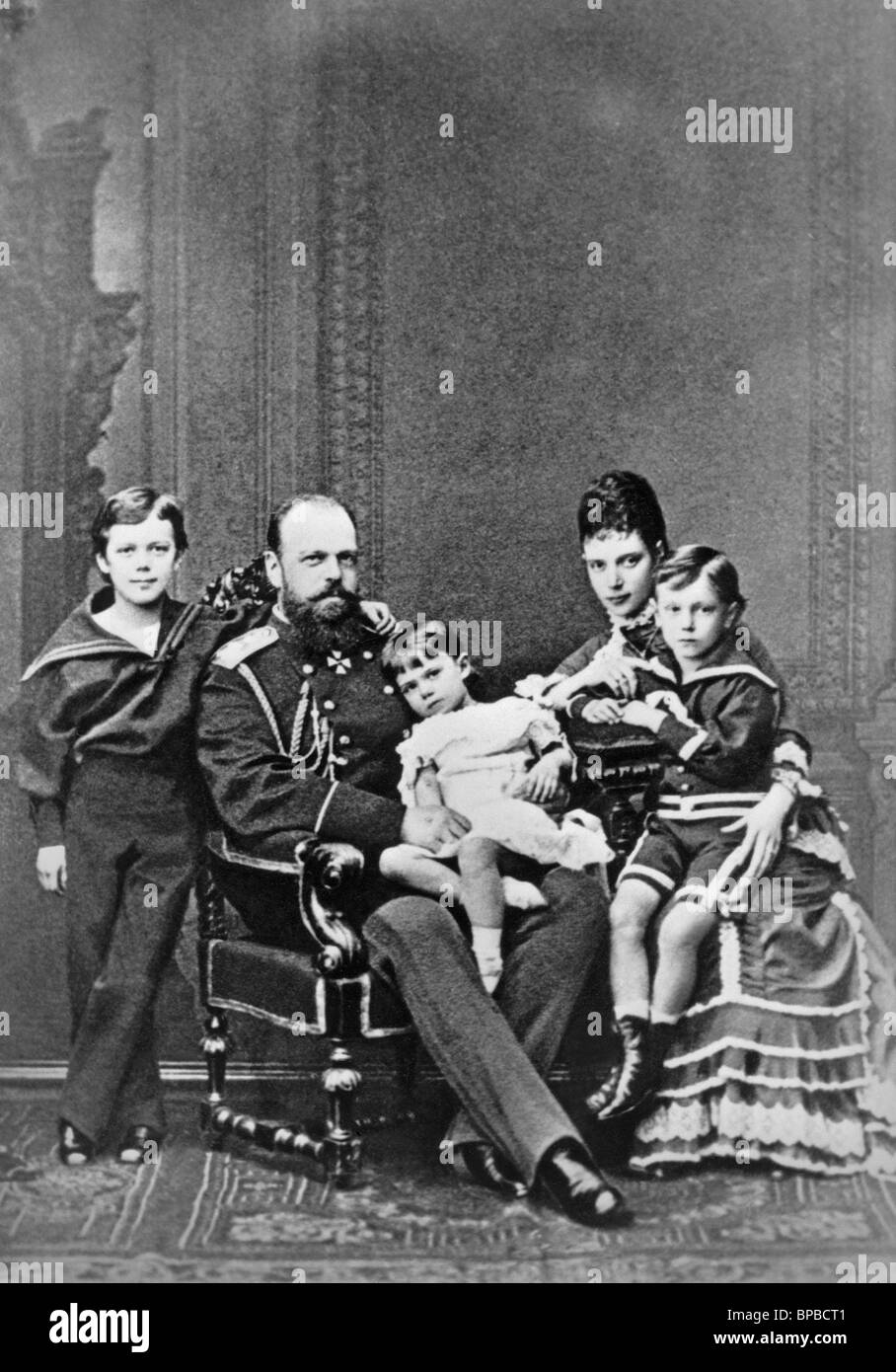 Emperor Alexander Iii Family Stock Photos & Emperor Alexander Iii ...