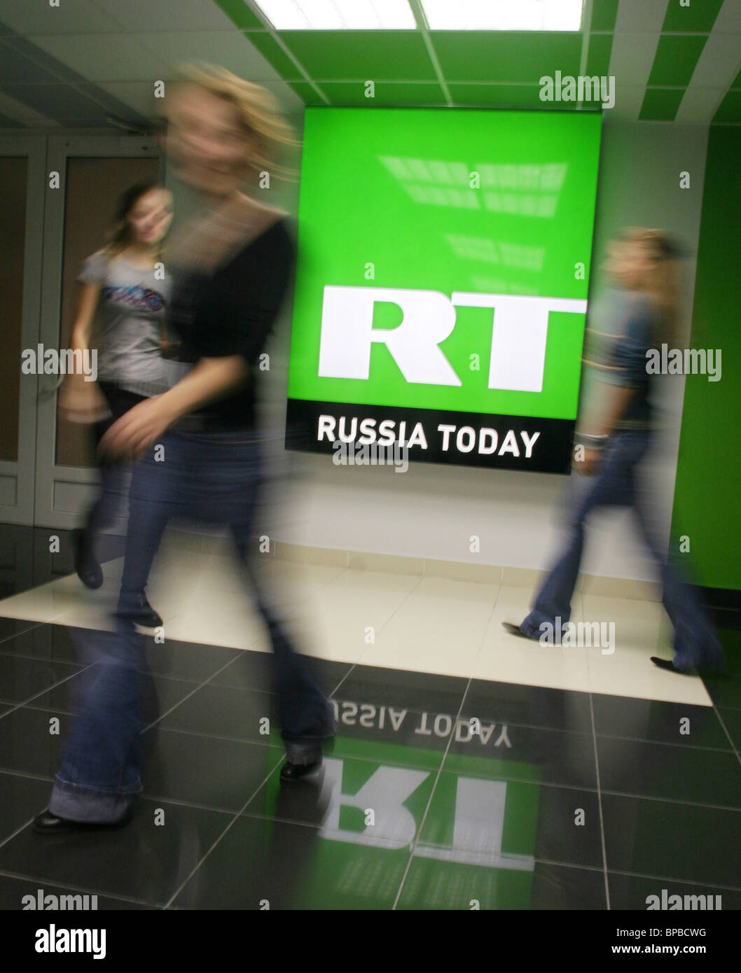 Russia Today News Channel High Resolution Stock Photography and Images ...