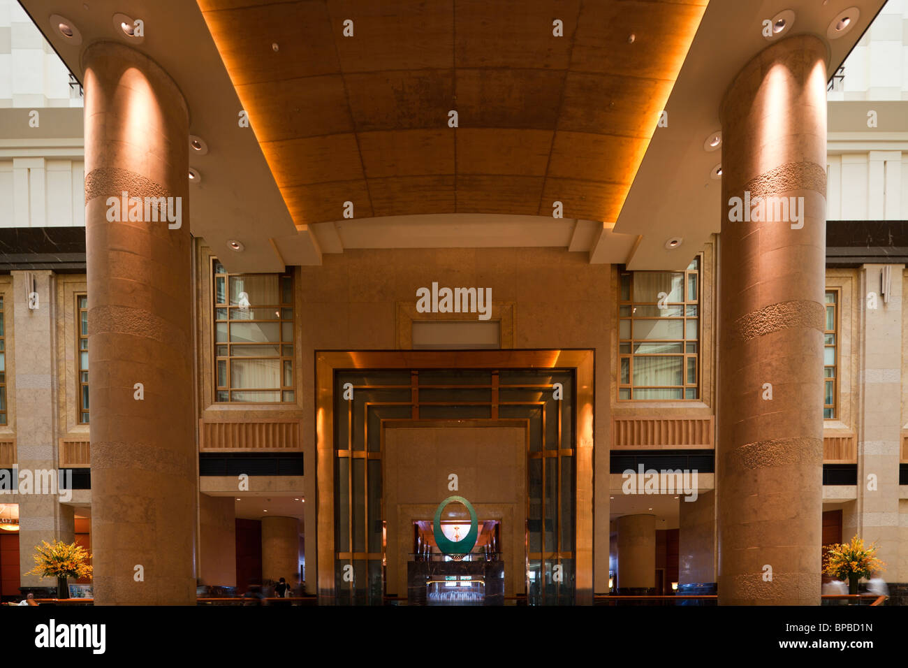 interior of the Fullerton Hotel Singapore Stock Photo - Alamy