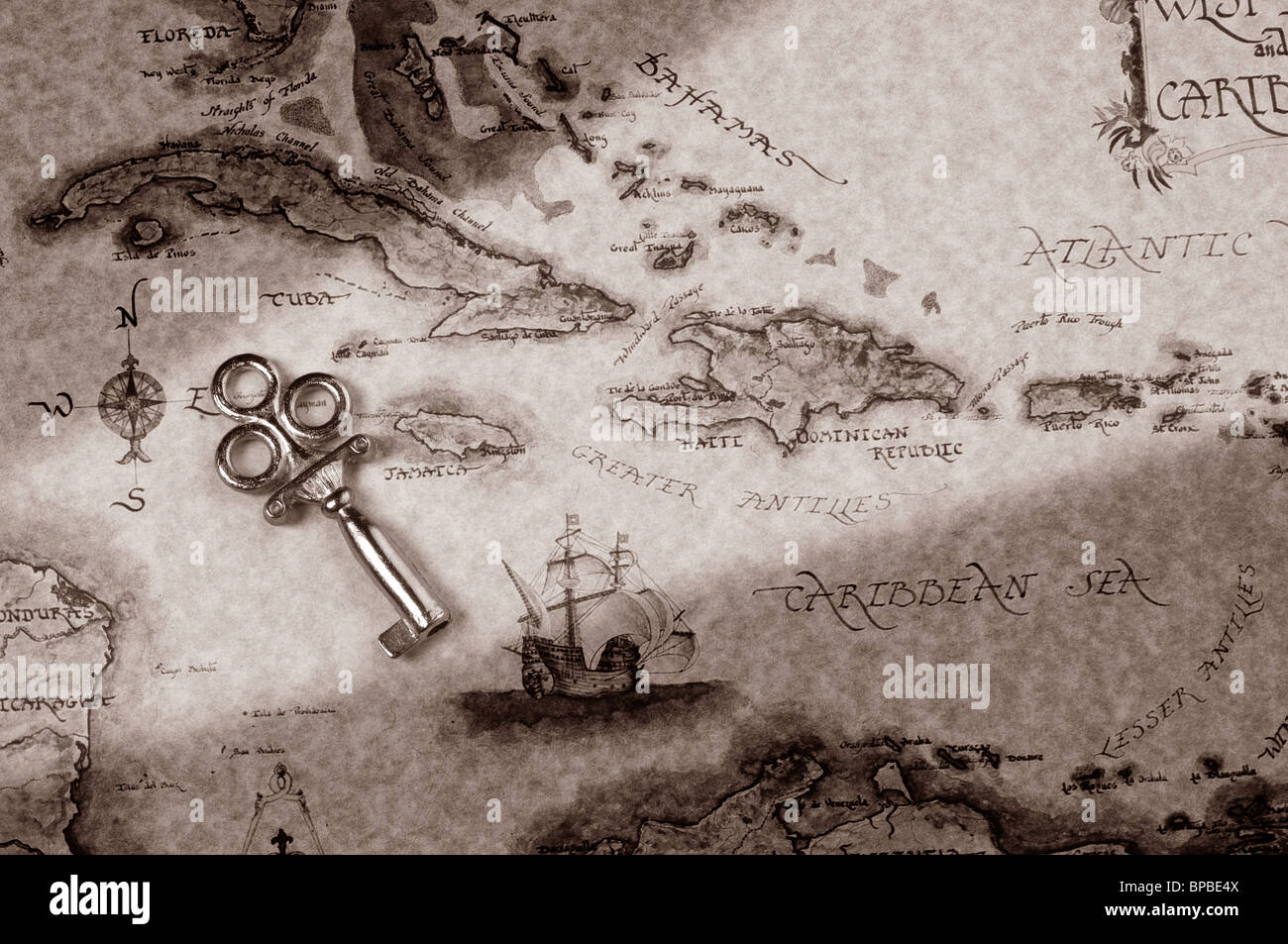 Spanish main map hi-res stock photography and images - Alamy