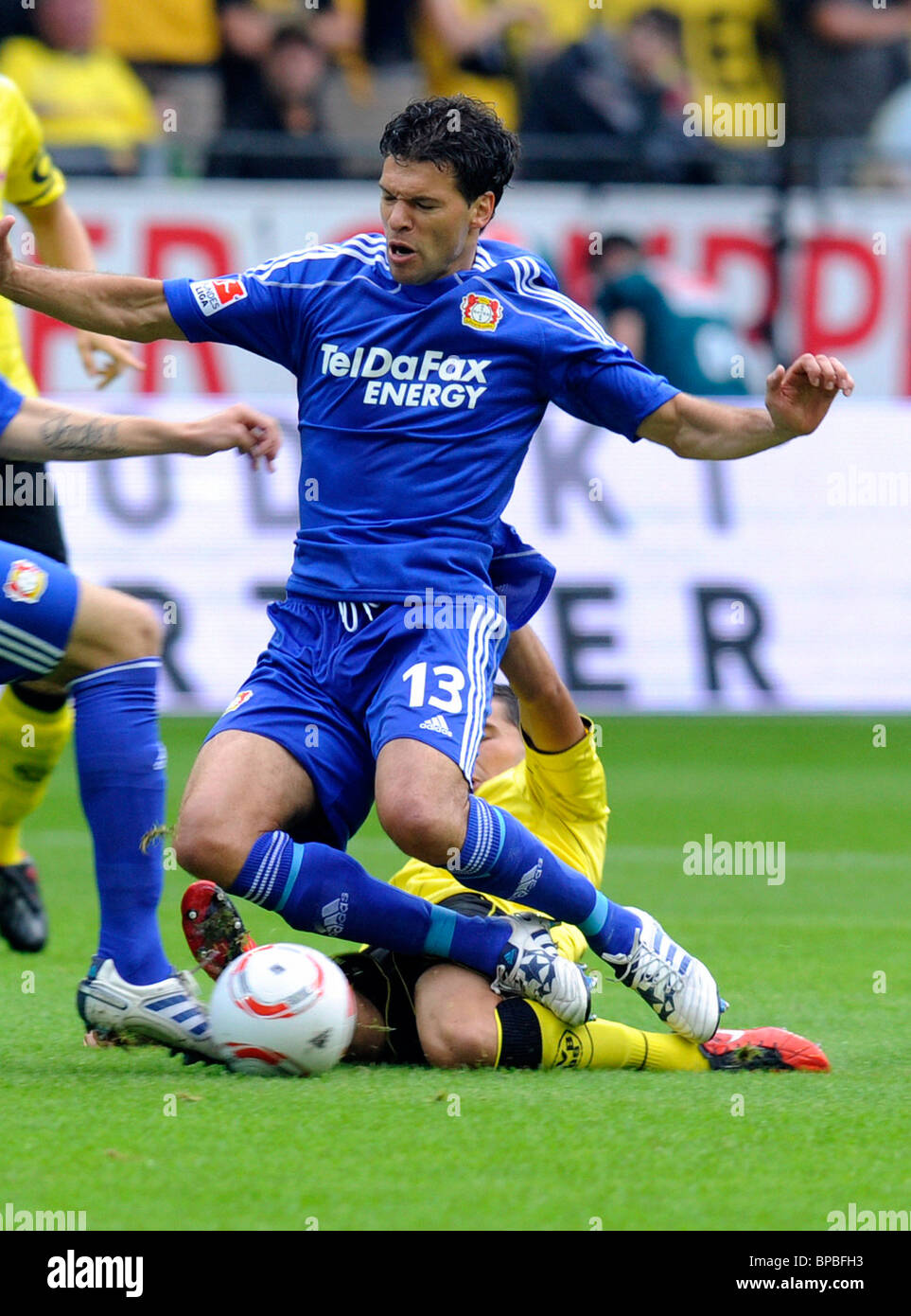 Michael Ballack, Bayer Leverkusen, german Bundesliga Stock Photo - Alamy