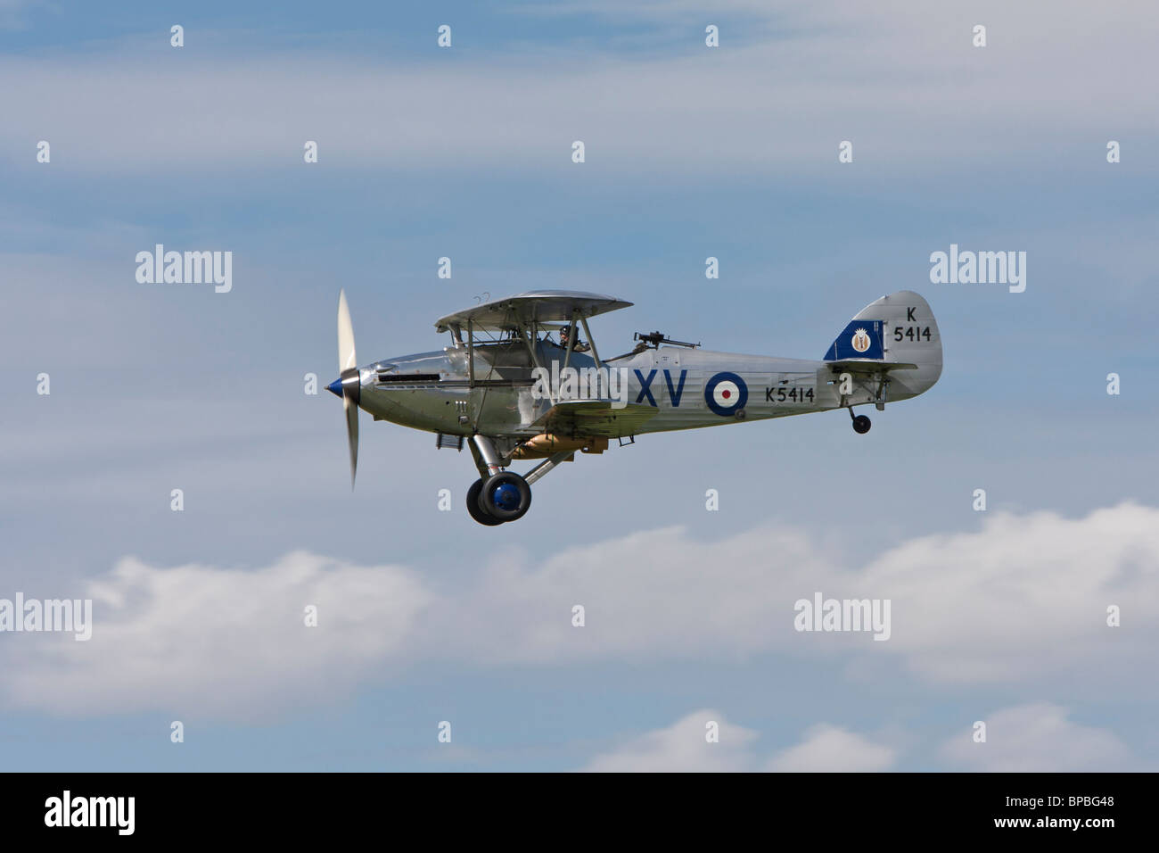 Hawker Hind (Afgan) reg G-AENP, built 1935, at Sywell Stock Photo - Alamy