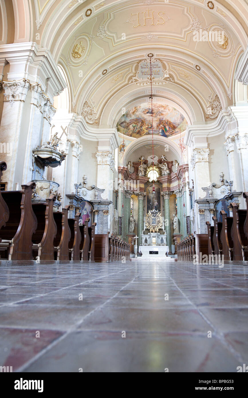 Maria Radna Franciscan Monastery in Lipova, Romania Stock Photo - Alamy