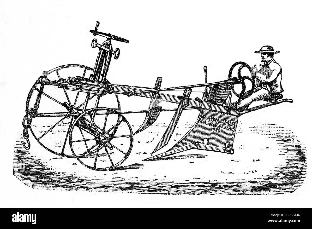 Illustration plow plough hi-res stock photography and images - Alamy