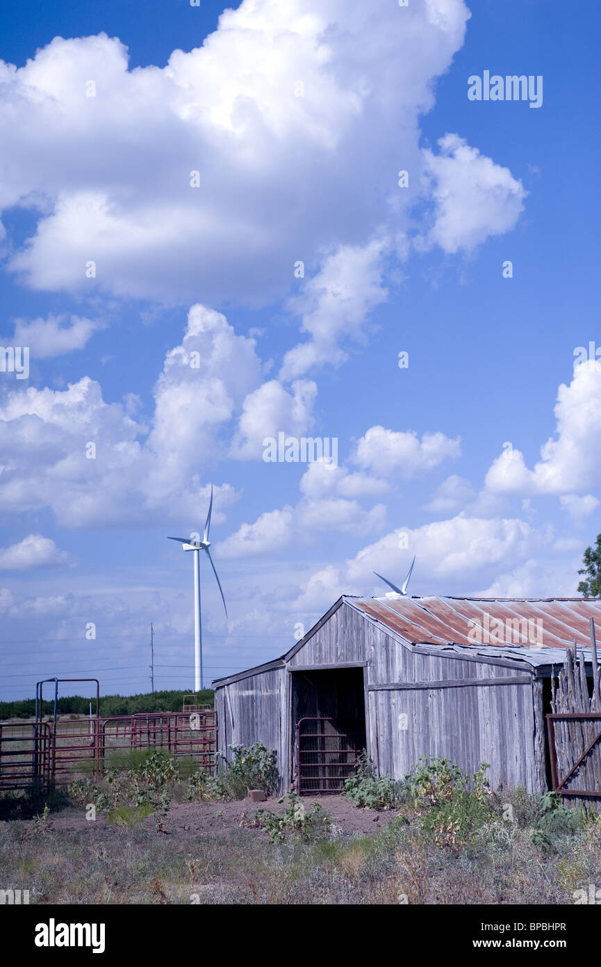 Texas ranch wind turbines hi-res stock photography and images - Alamy