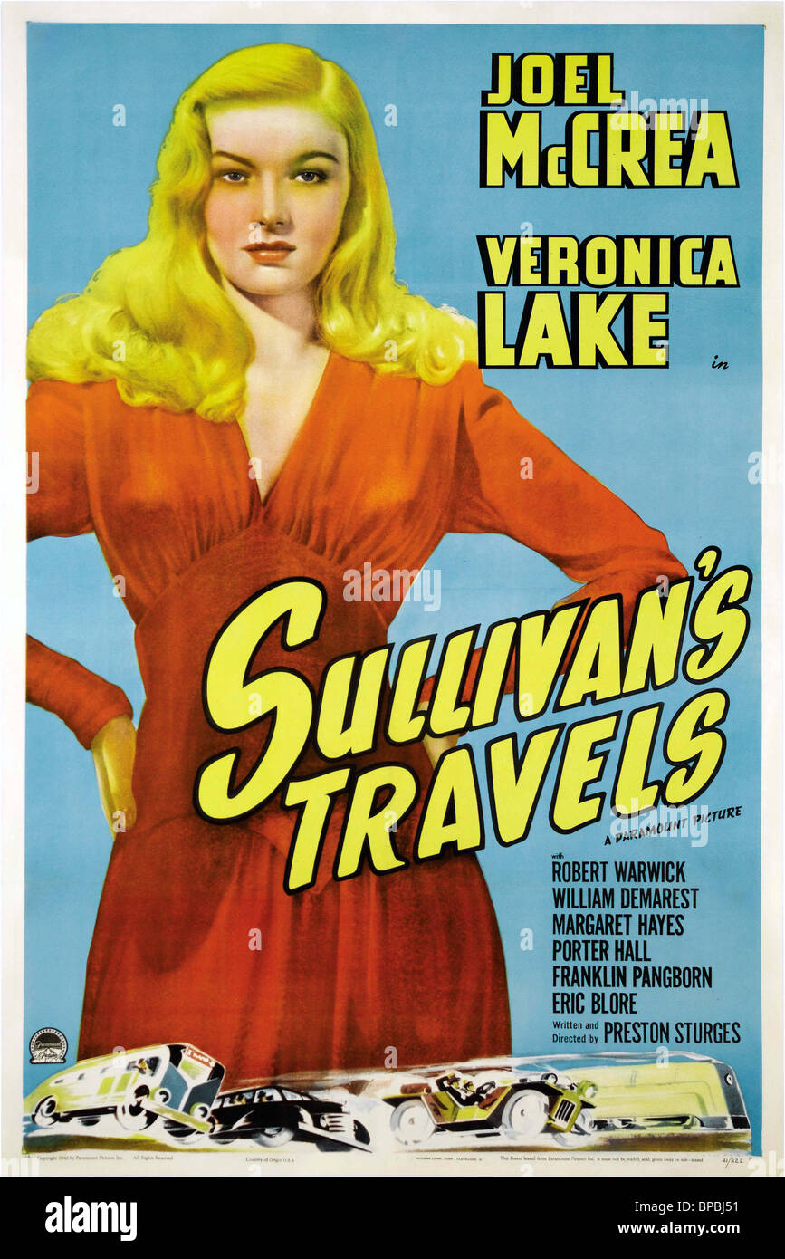 VERONICA LAKE POSTER SULLIVAN'S TRAVELS (1941 Stock Photo - Alamy