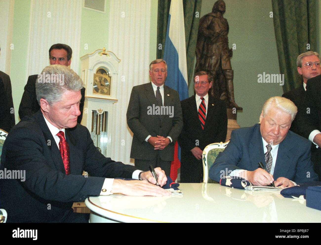 Bill Clinton Flag High Resolution Stock Photography and Images - Alamy