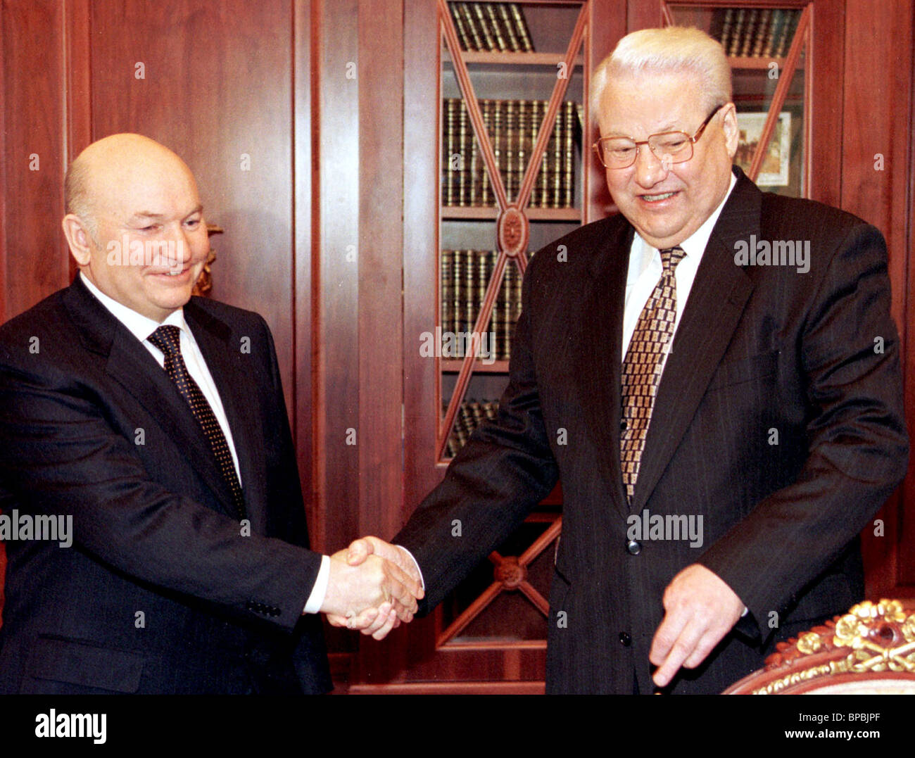 Russian President Boris Yeltsin R High Resolution Stock Photography and ...