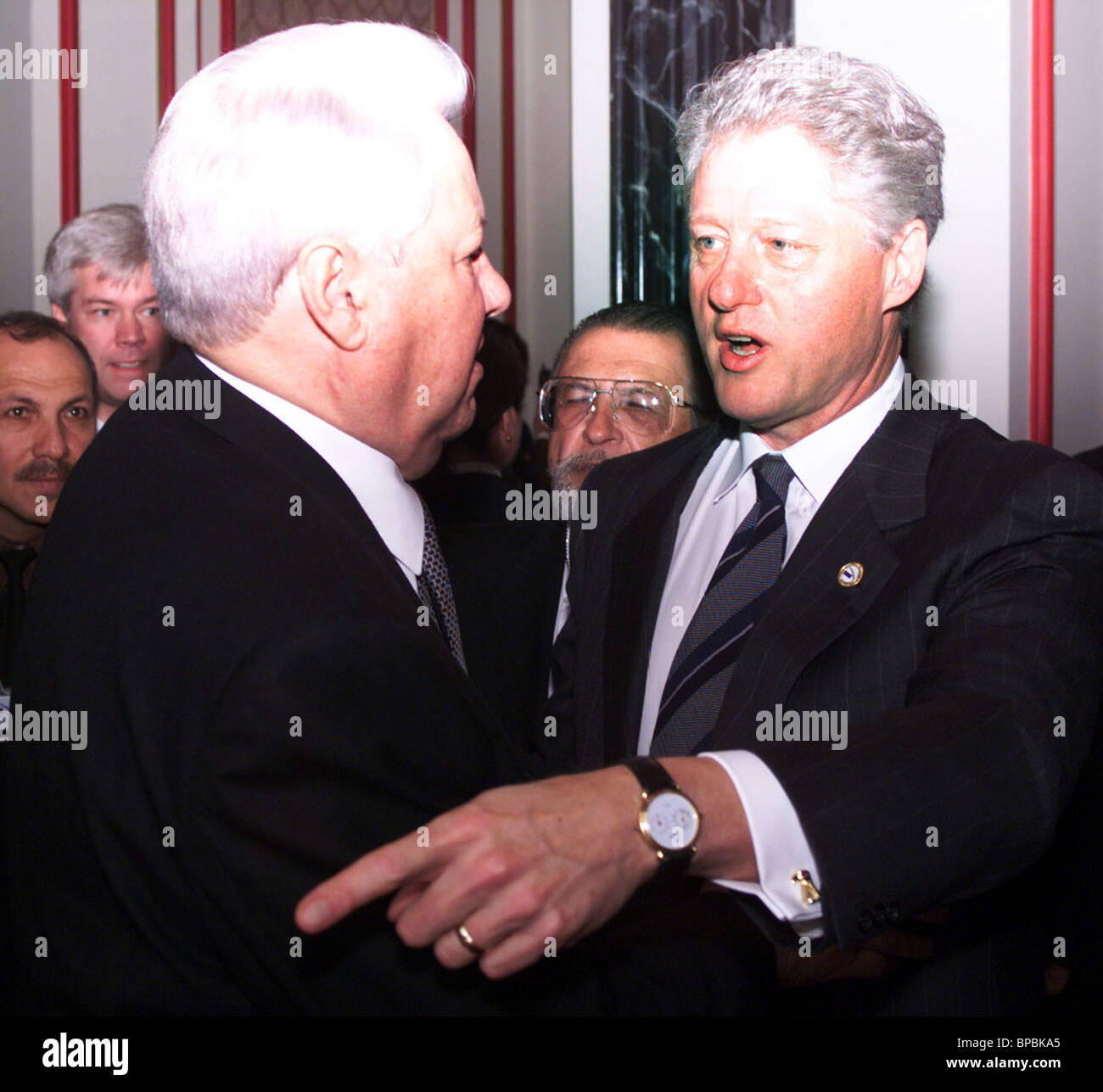 Yeltsin And Clinton High Resolution Stock Photography and Images - Alamy