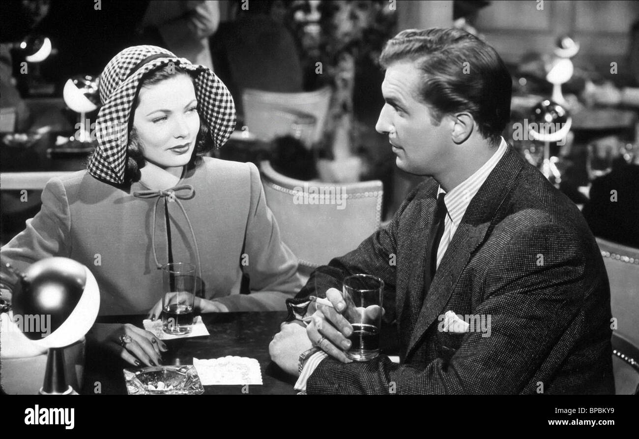 Laura 1944 gene tierney Black and White Stock Photos & Images - Alamy