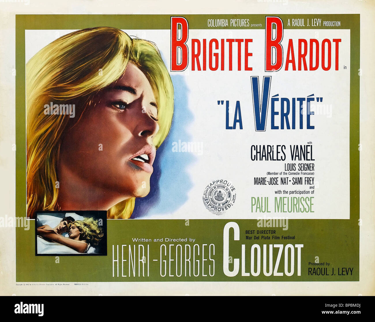 Brigitte Bardot Film Poster High Resolution Stock Photography and ...