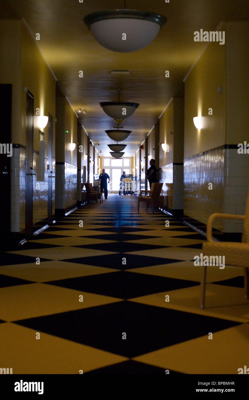 A long hallway Stock Photo - Alamy