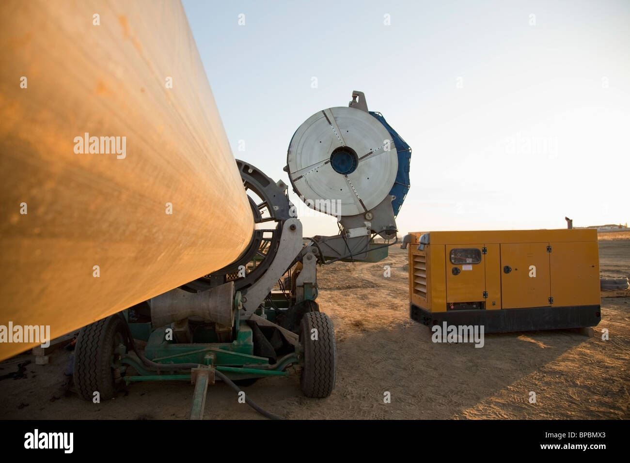 edmonton, alberta, canada; heavy equipment on a construction site Stock ...
