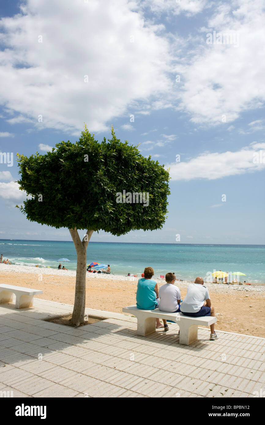 Photograph of seafront in Altea, Spain Stock Photo - Alamy