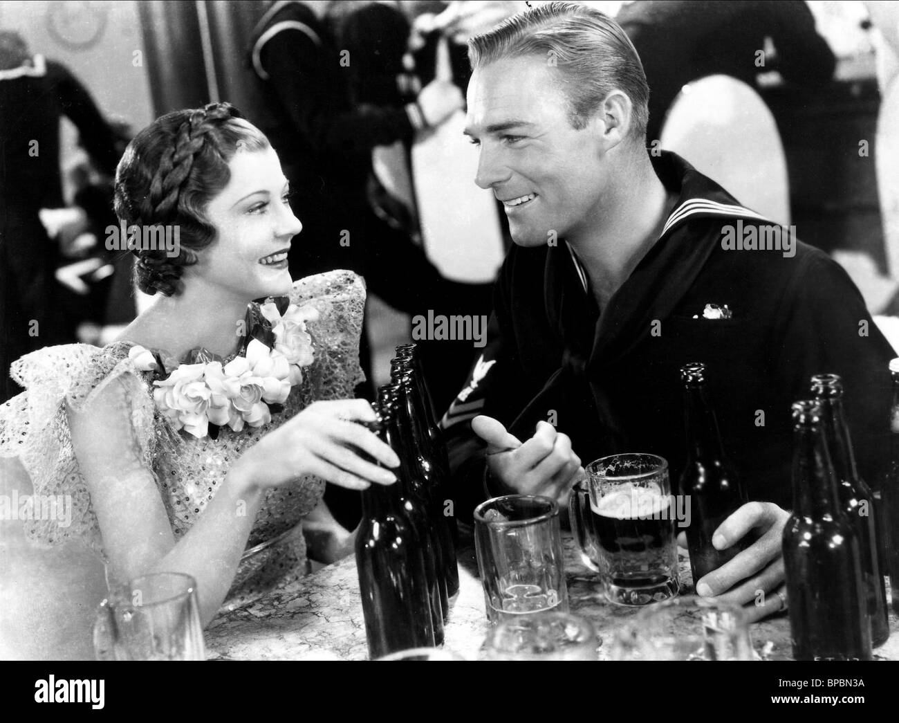 HARRIET HILLIARD, RANDOLPH SCOTT, FOLLOW THE FLEET, 1936 Stock Photo - Alamy