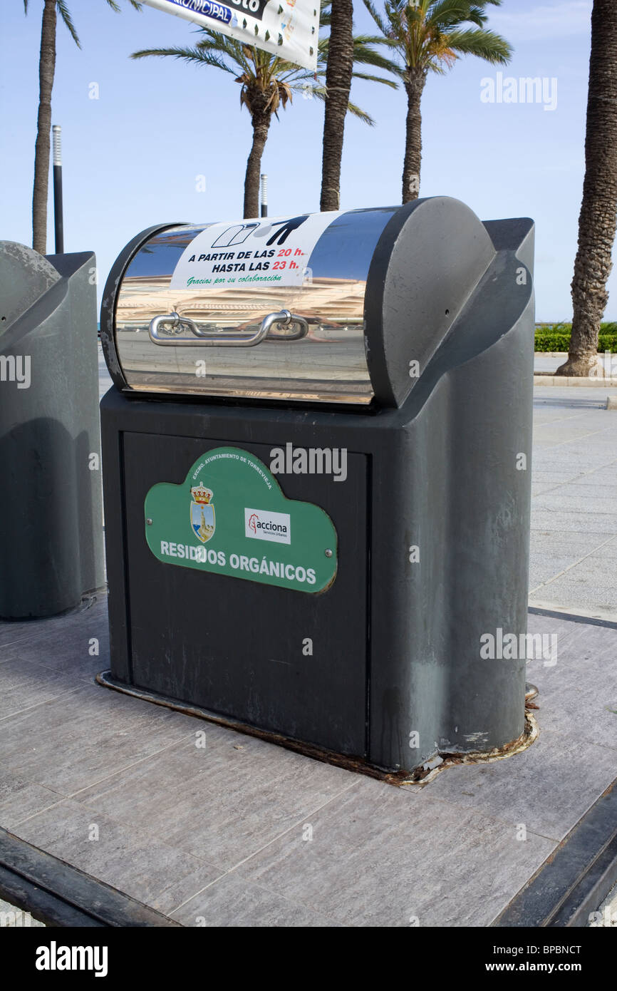 Black and chrome waste bin spain hi-res stock photography and images ...
