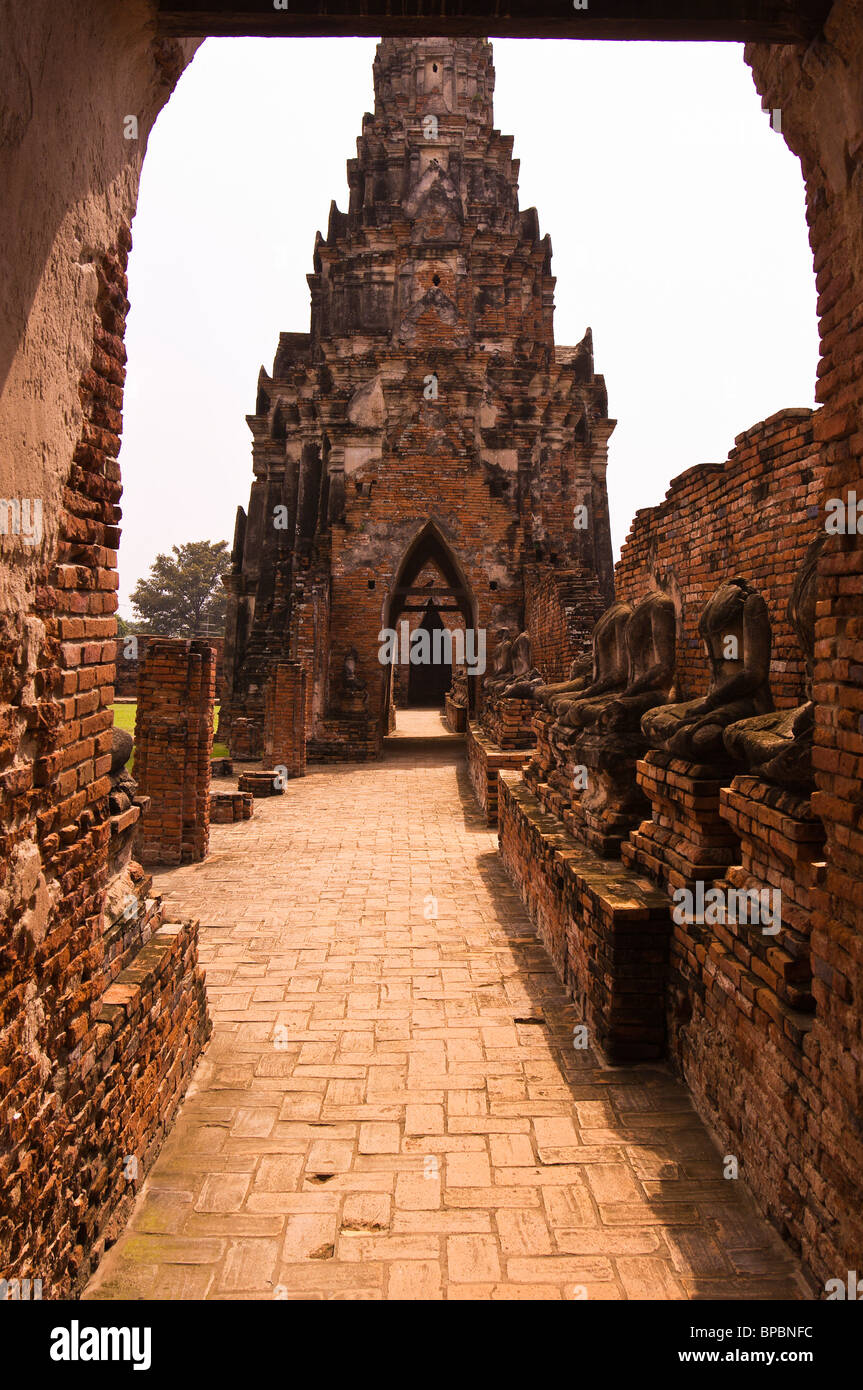 Wat Chai Wattanaram temple Ayutthaya Historical Park, Thailand Stock ...