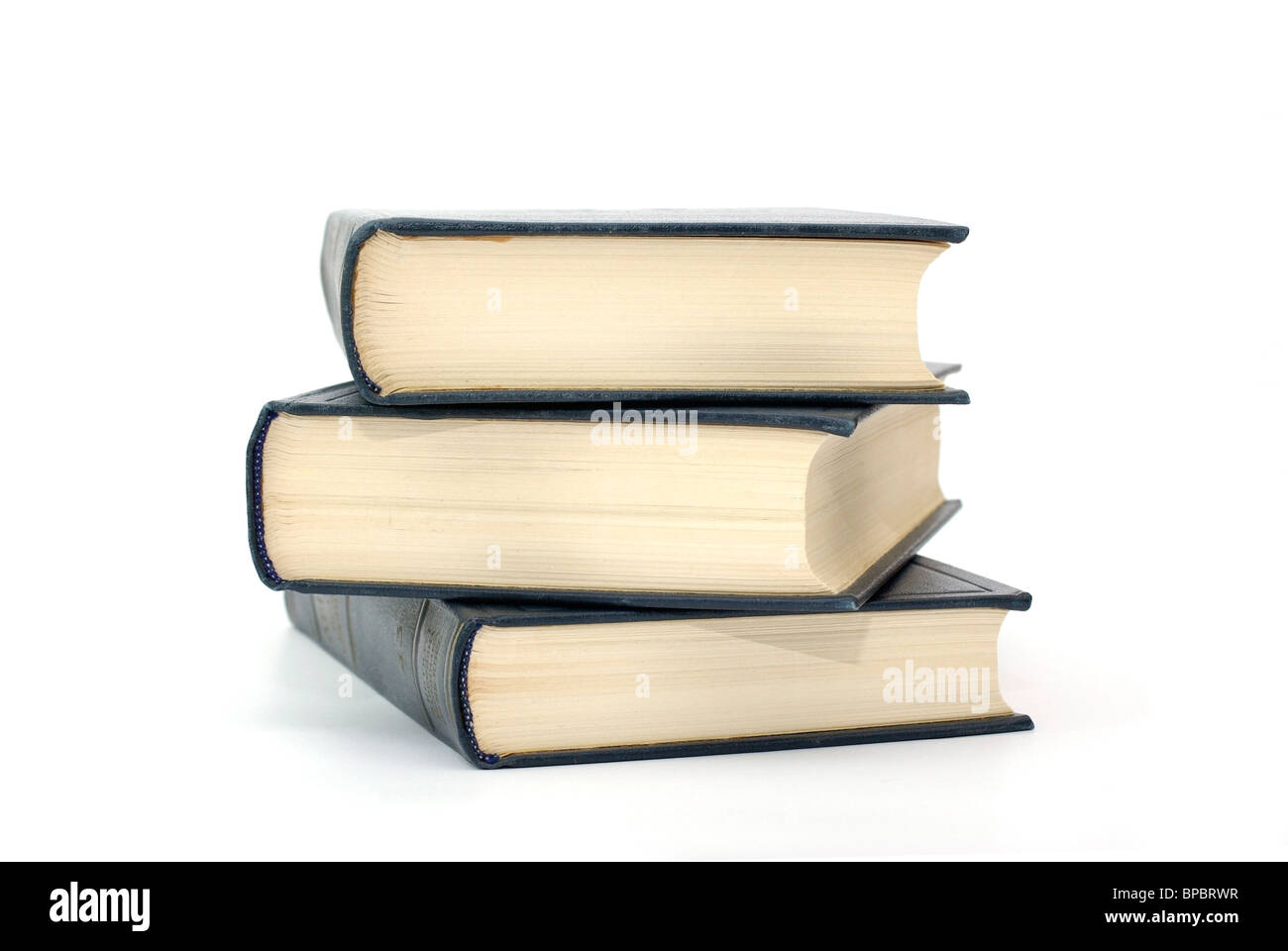 Library literature, education books stack isolated on white background ...