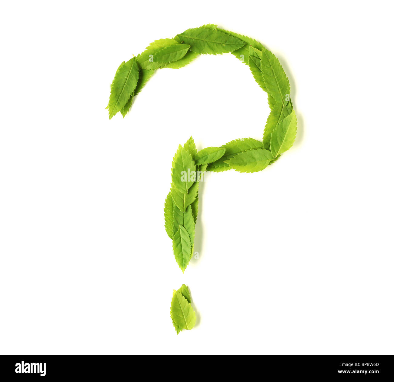 Floral question mark Cut Out Stock Images & Pictures - Alamy