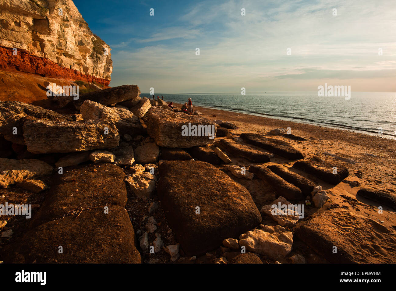 Hunstanton Beach in Norfolk Stock Photo - Alamy