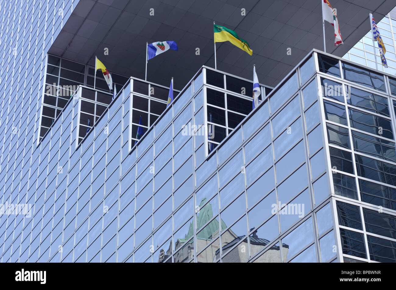 Glass office building on Sparks Street, Ottawa Ontario Canada Stock ...