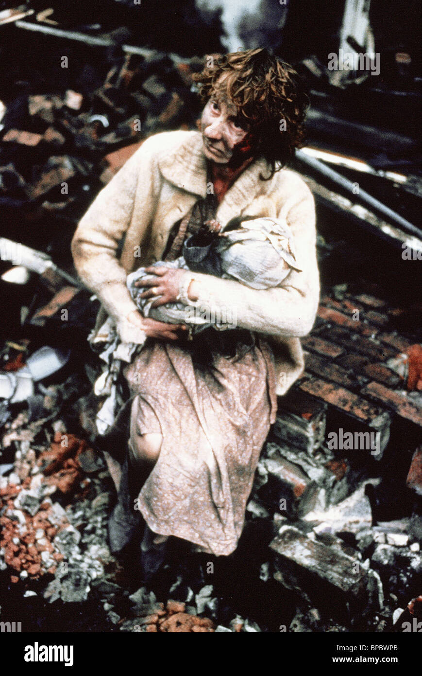 SHELL-SHOCKED WOMAN & BABY THREADS (1984 Stock Photo: 30994499 - Alamy