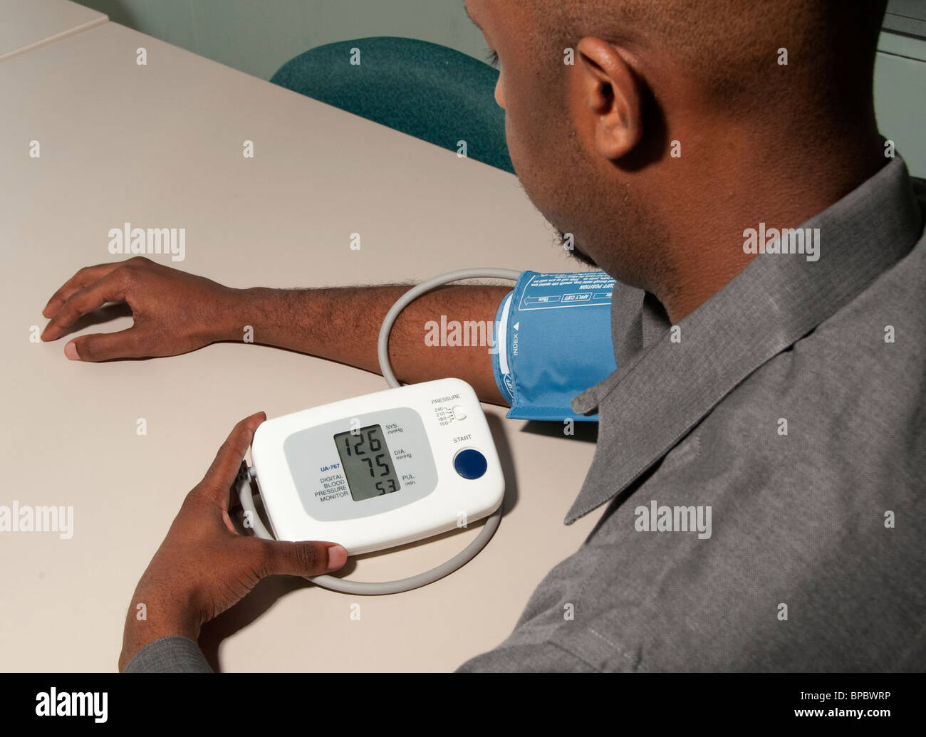 Blood pressure man numbers hi-res stock photography and images - Alamy