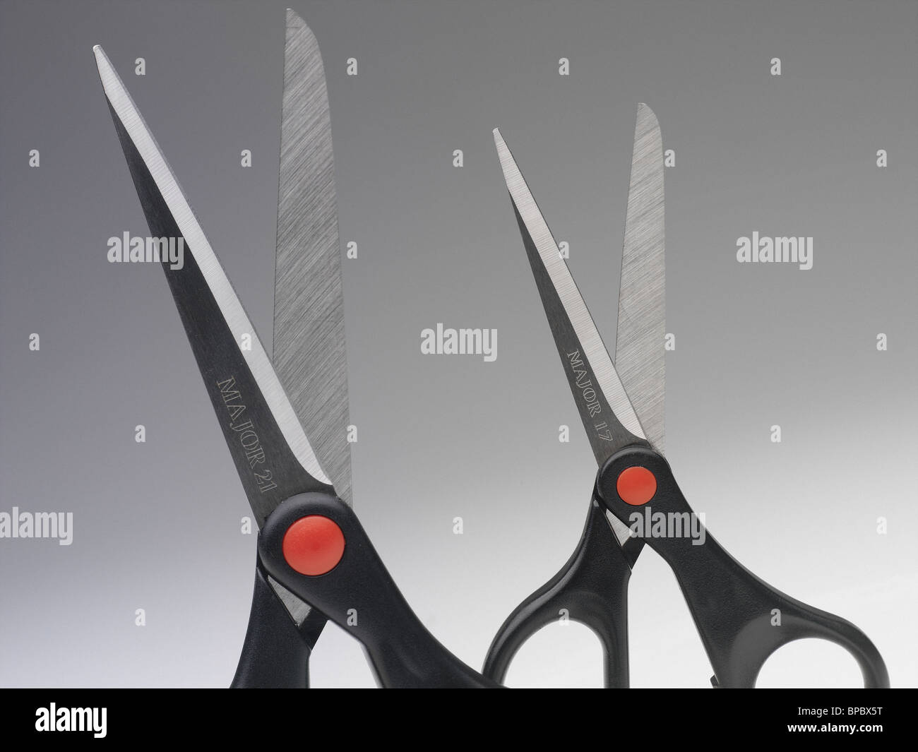 pair of scissors open Stock Photo - Alamy
