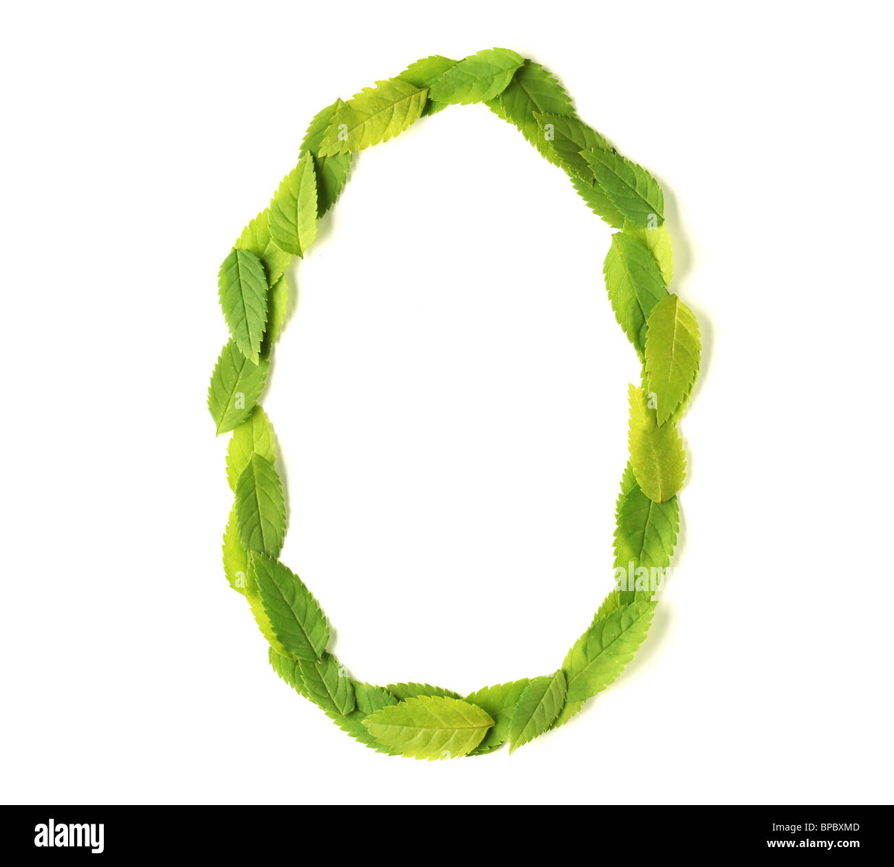 Numbers made of leaves Stock Photo - Alamy