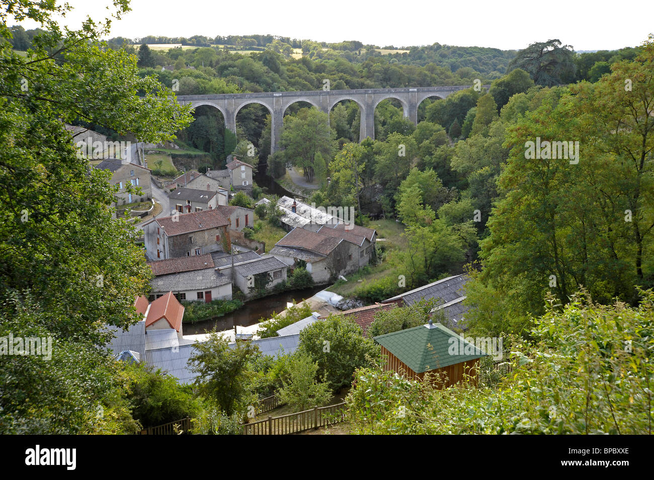 Historic town of Bellac Haute-Vienne Limousin France Stock Photo - Alamy
