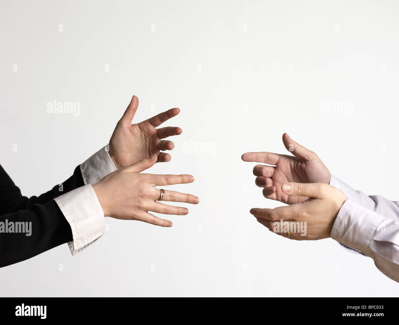 Pairs hands gesturing hi-res stock photography and images - Alamy