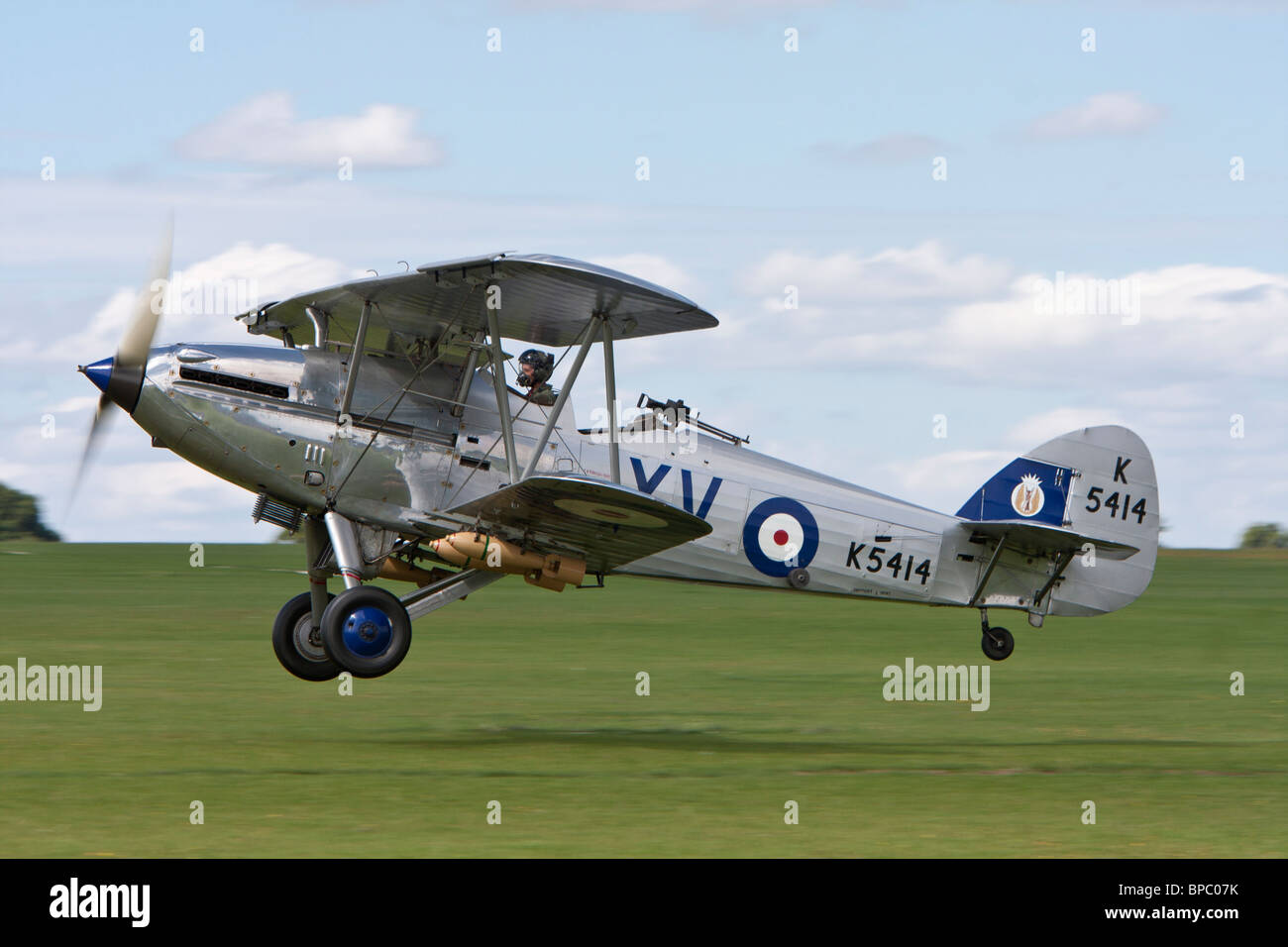 Hawker Hind (Afgan) reg G-AENP, built 1935, displaying at Sywell Stock ...