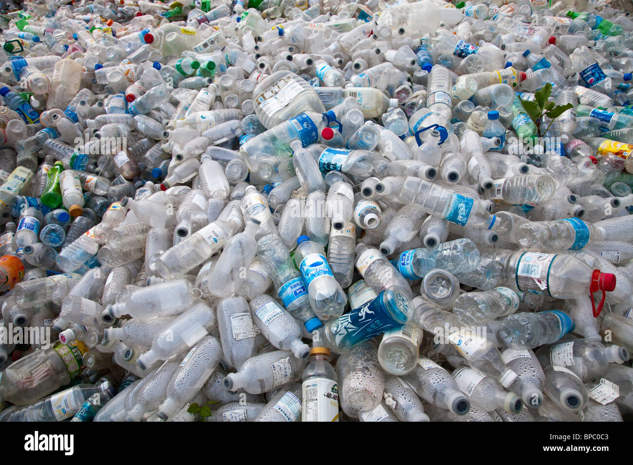 Recycled plastic bottles in Yunnan Province, China Stock Photo - Alamy
