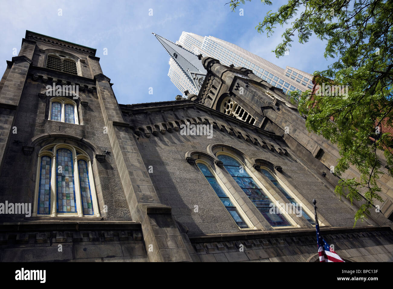 Church in downtown Cleveland Stock Photo - Alamy