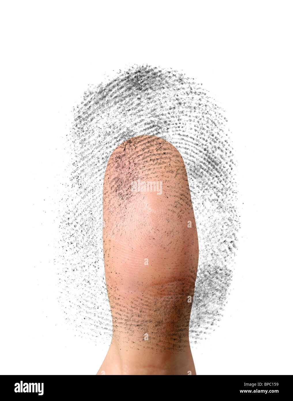 Finger print cut out hi-res stock photography and images - Alamy