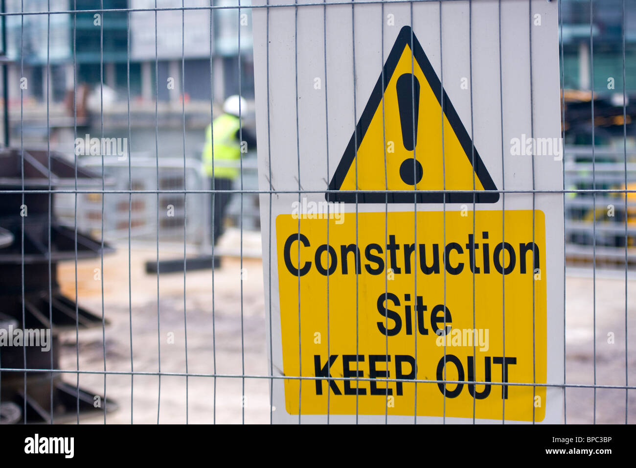 Construction site sign hi-res stock photography and images - Alamy