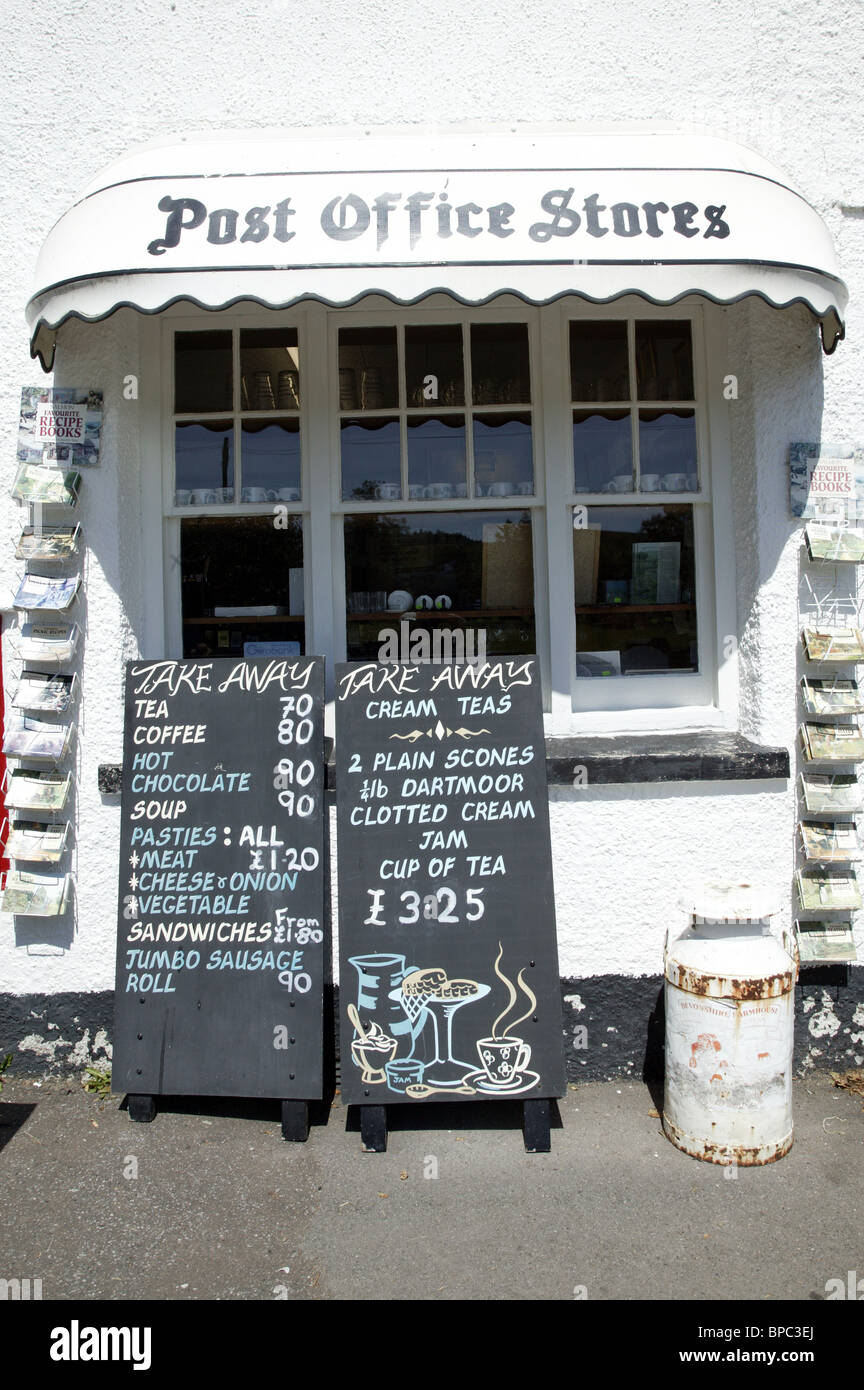 Traditional post office, Postbridge, Devon, UK Stock Photo - Alamy