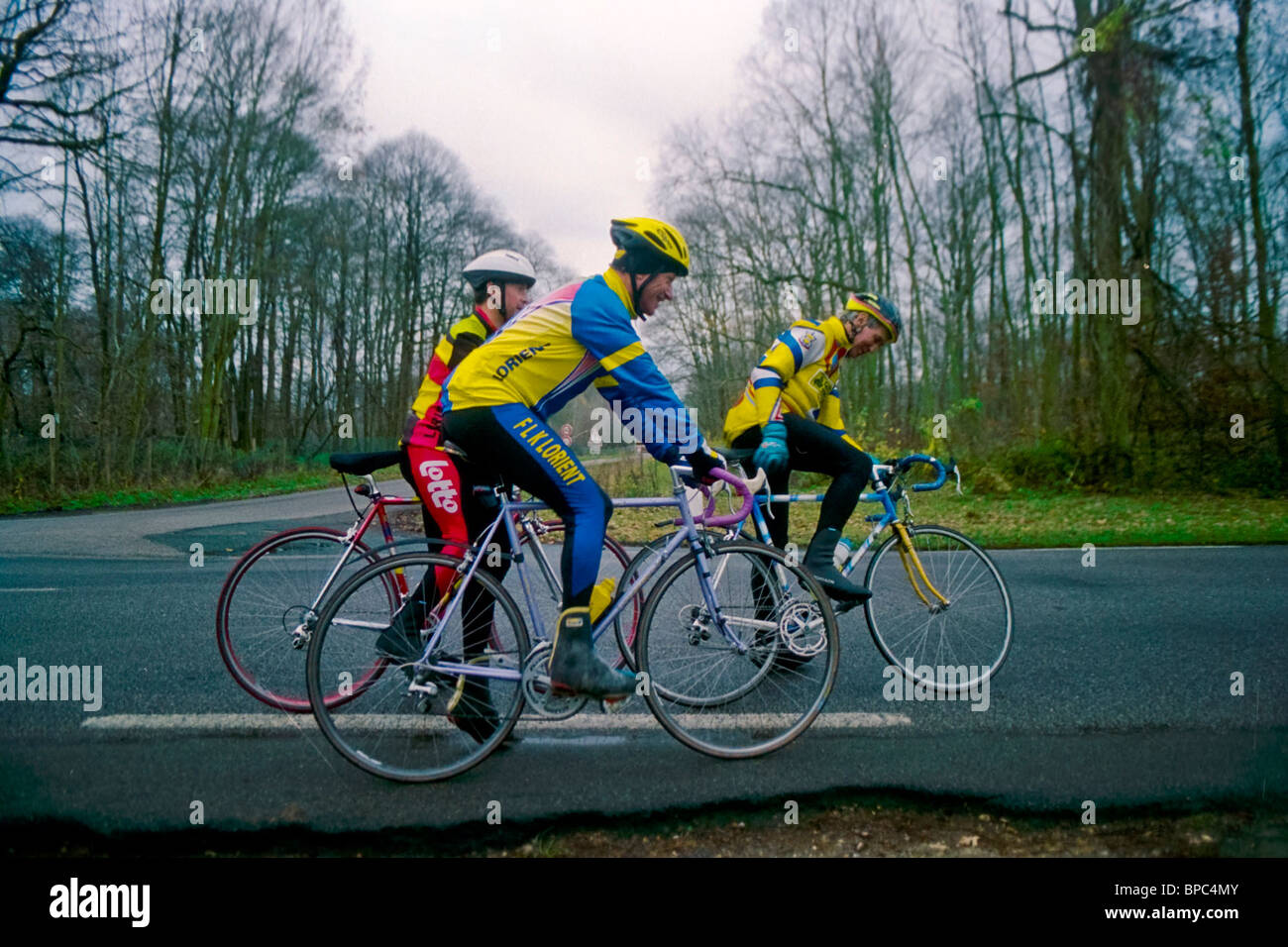 Paris, France - Group Men, AIDS Bike-a-Thon FUndraising Event, Brittany to Paris Sidaction ...